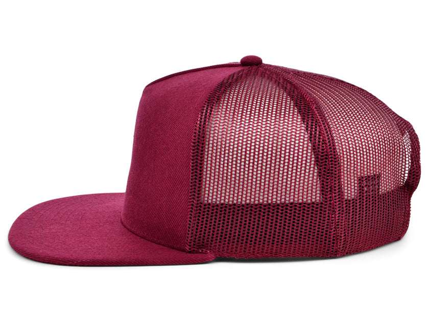 Crowns by Lids Essential 5-Panel Trucker - Maroon – Custom Lids Canada
